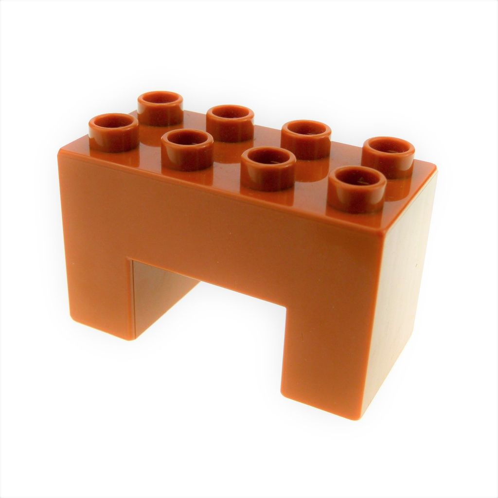 1x Lego Duplo Brücken Bau Stein 2x4x2 dunkel | Kaufland.de
