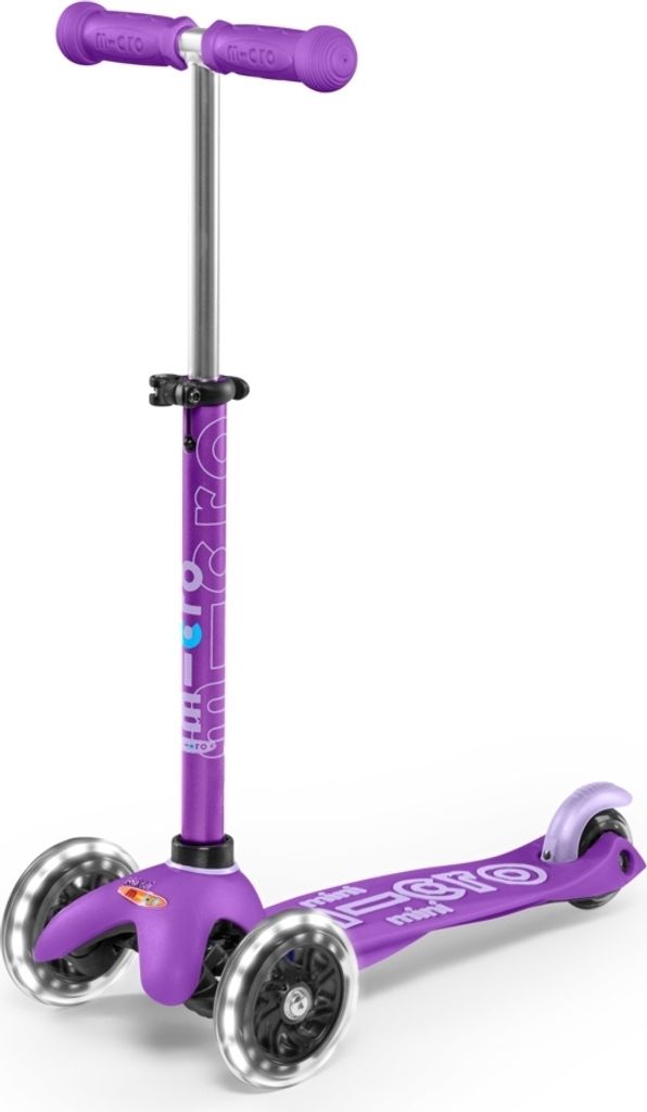 Micro 3-Rad-Scooter Maxi Deluxe LED LILA | Kaufland.de
