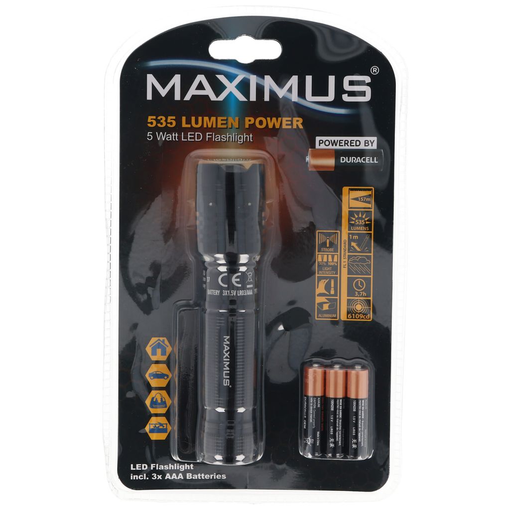 LED svítilna Zoom Focus s 5W LED max. 535 | Kaufland.cz