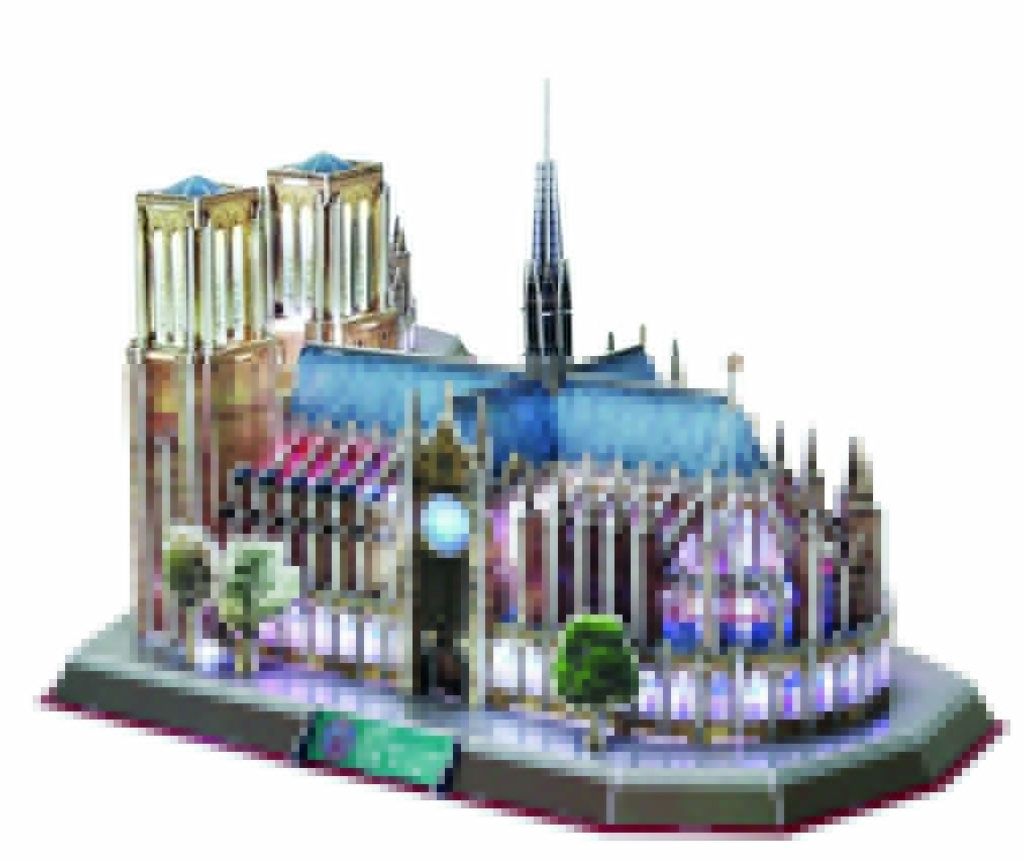 CUBICFUN Svítící 3D puzzle Notre Dame 149 | Kaufland.cz