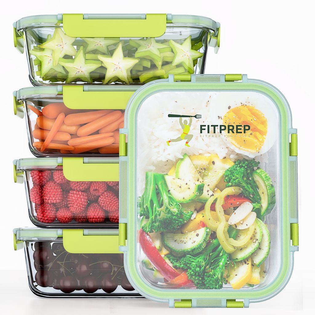 FITPREP® Frischhaltedosen Glas 10-teiliges | Kaufland.de