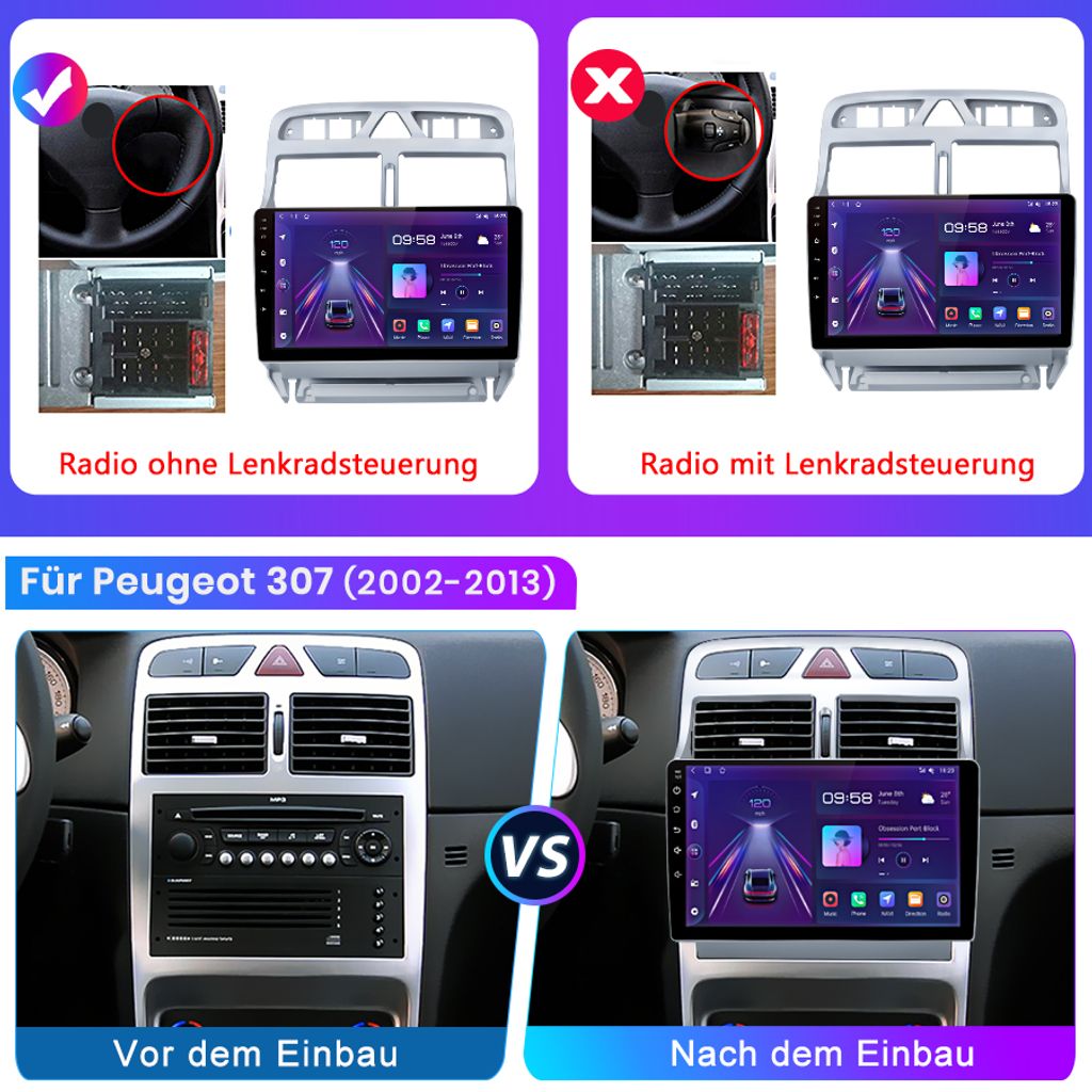 4-Kern Autoradio 1+32G NAVI Android12 für | Kaufland.de