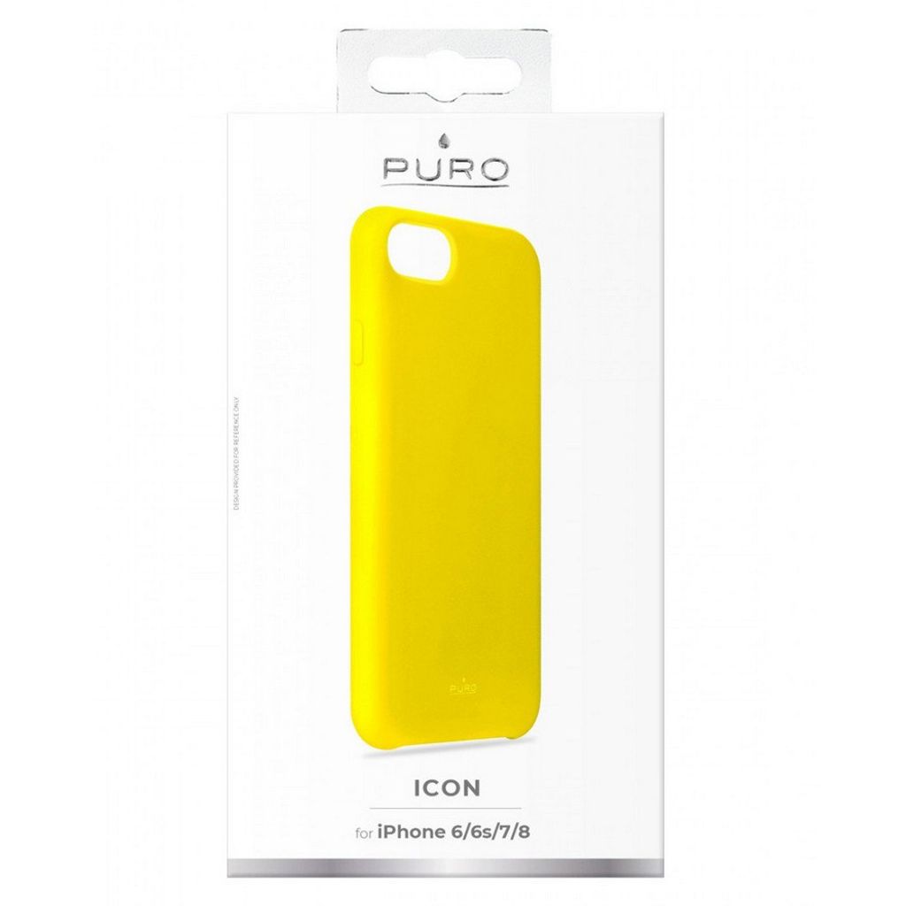 Puro Cover Icon Iphone 8/7/6s/6 Yellow One | Kaufland.de