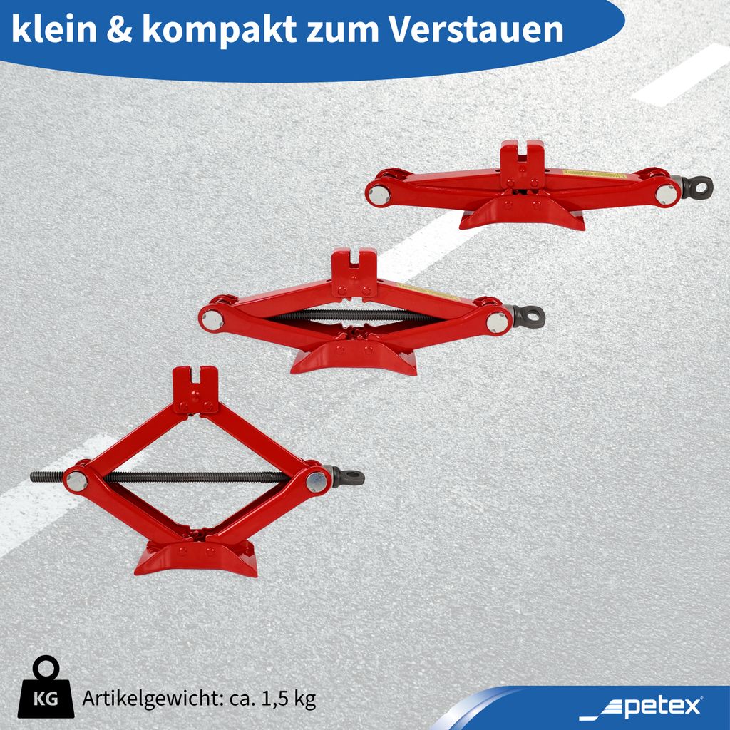 Scherenwagenheber Wagenheber mit Kurbel, 1 t, | Kaufland.de