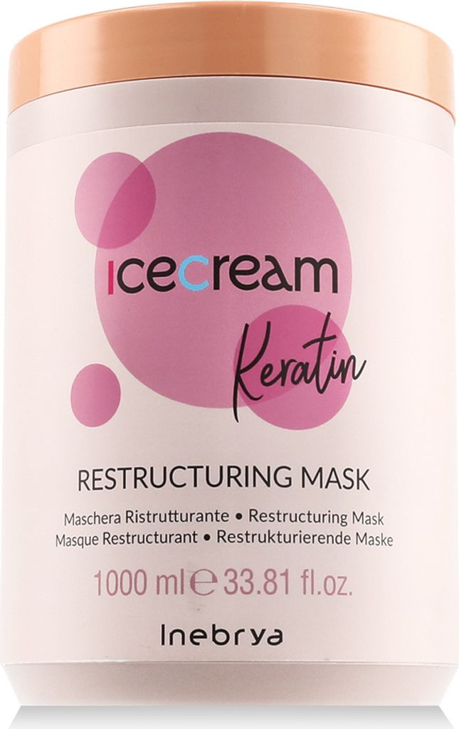 Inebrya Ice Cream Haarmaske Keratin 1000 ml,