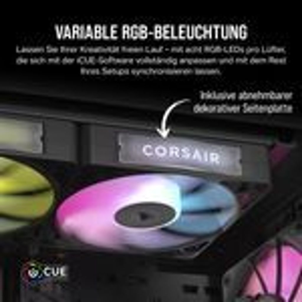 Ventilátor CORSAIR 120*120*25 RX120 RGB iCUE | Kaufland.cz