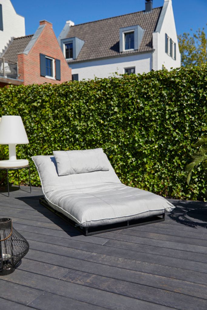 HARTMAN Emma Loungeliege, schwarz/marmor, | Kaufland.de