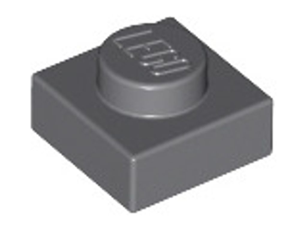 LEGO® 1x1 Platten Bauplatten Dunkelgrau - | Kaufland.de