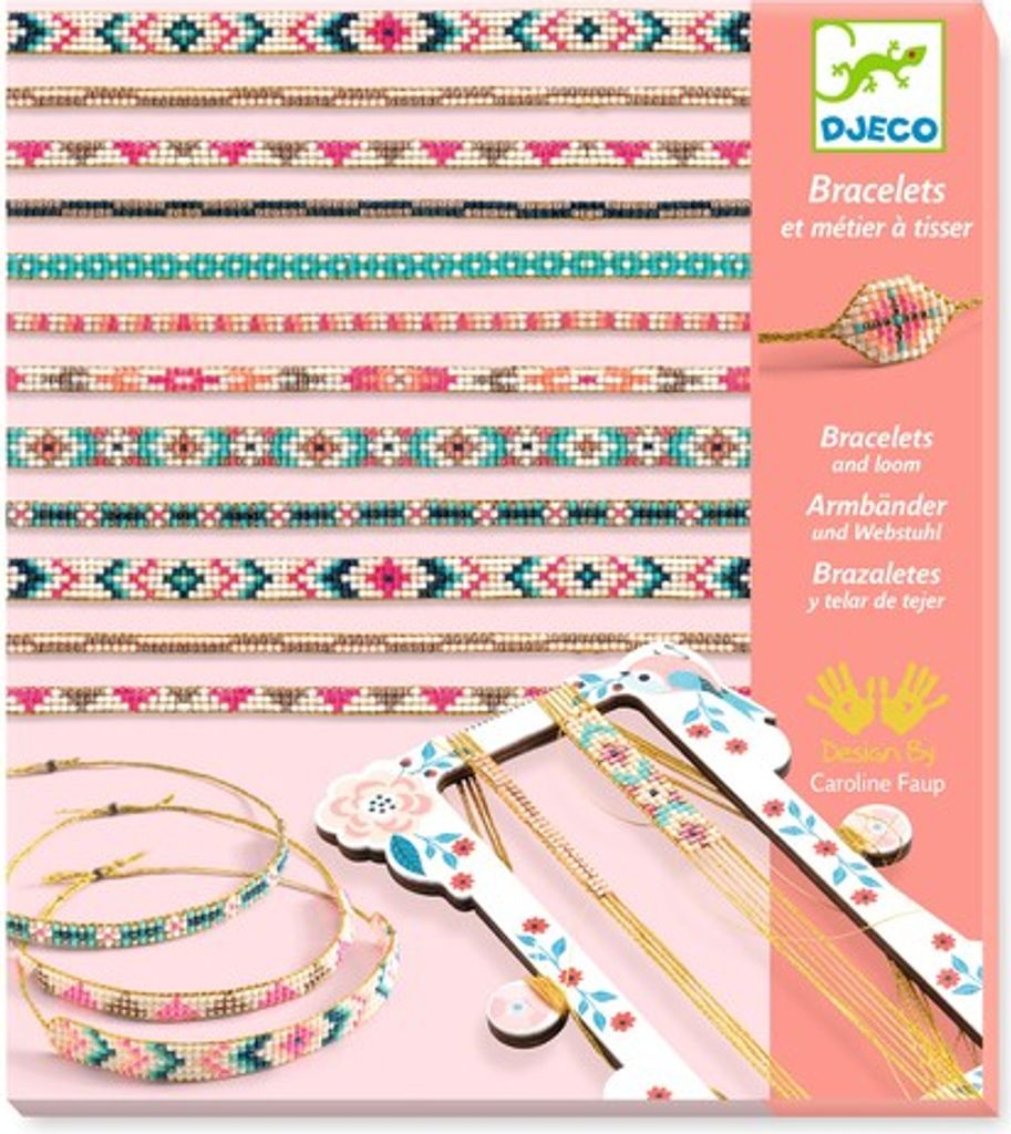 Atelier Djeco pour la fabrication de bracelets de perles