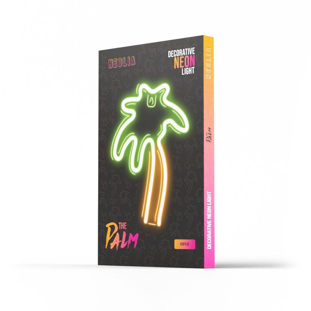 Neolia Neon LED PALM na zeď - | Kaufland.cz