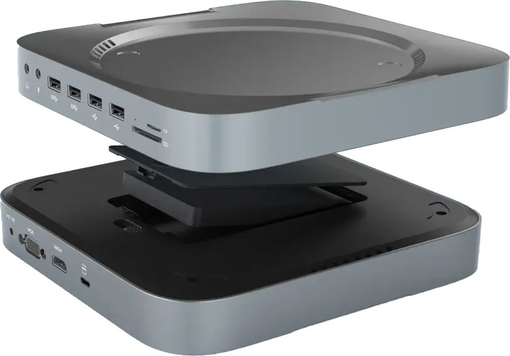 HUB 12in1 für Mac Mini HDMI 4k USB-C SSD USB 3.0 Buchse