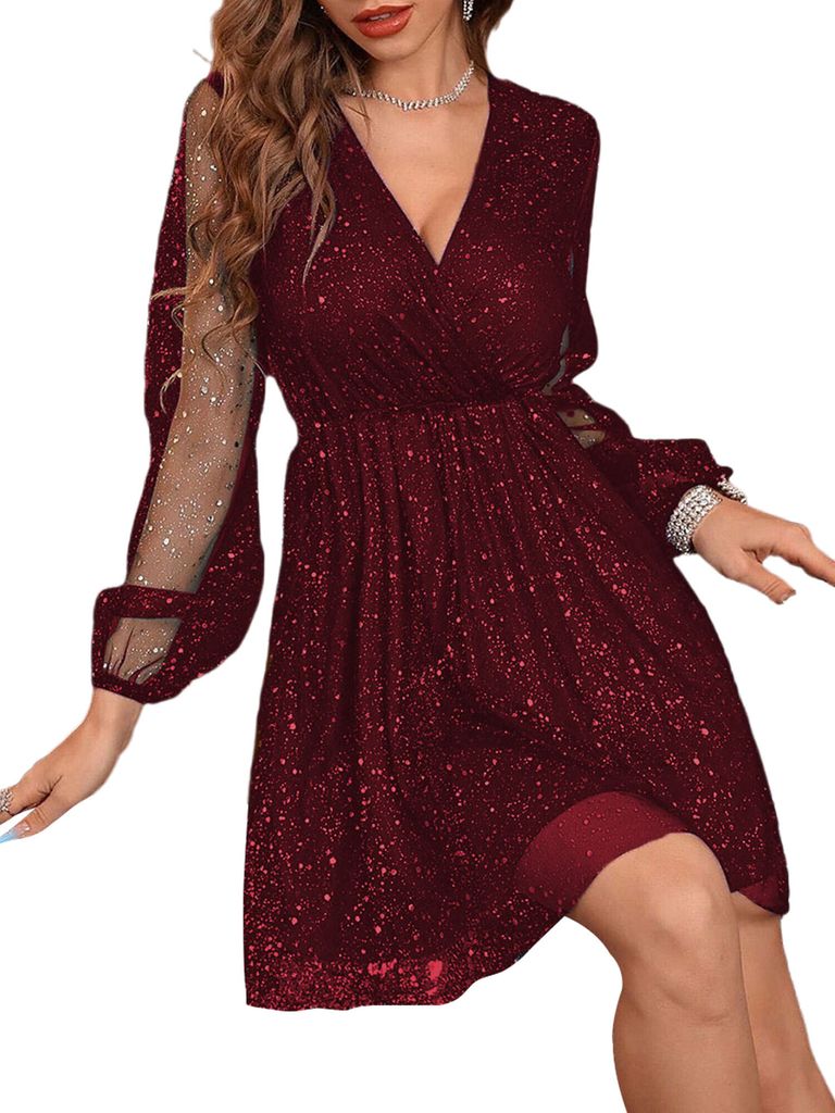 Damen Abendkleider Glänzend Einfarbig | Kaufland.de