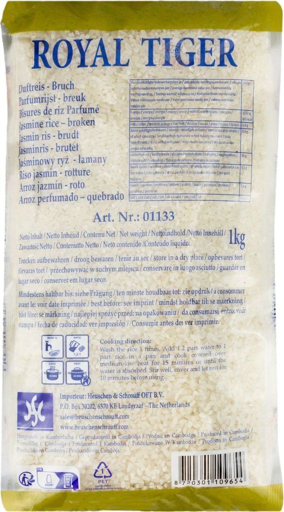 ROYAL TIGER Reis Jasmin Bruch Beutel 1kg Reis | Kaufland.de