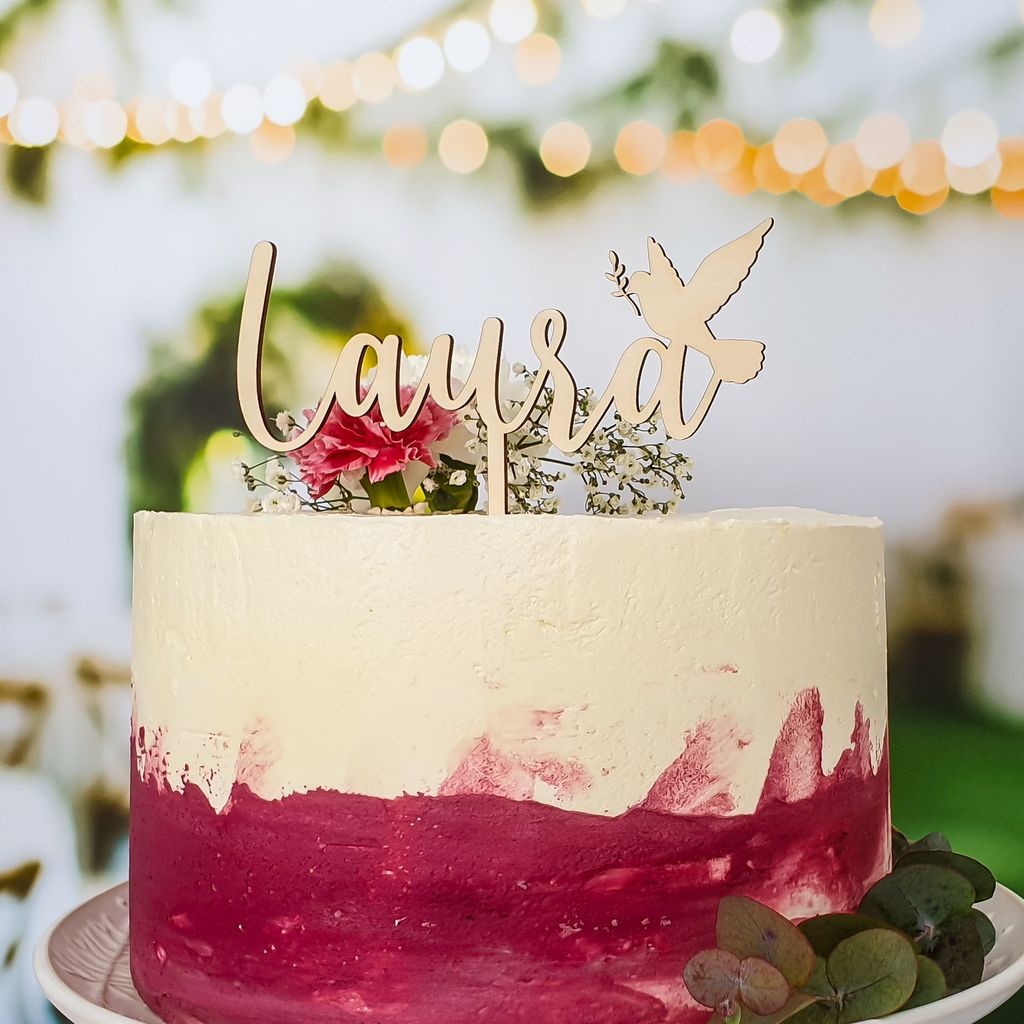 Personalisierter Cake Topper Taube: | Kaufland.de