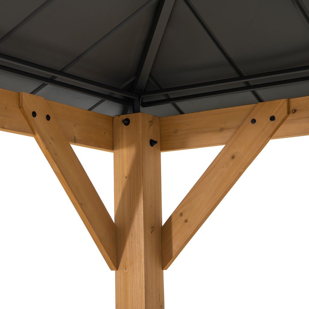Sunjoy Zedernholz Gazebo / Pavillon 4x4 RIMO | Kaufland.de