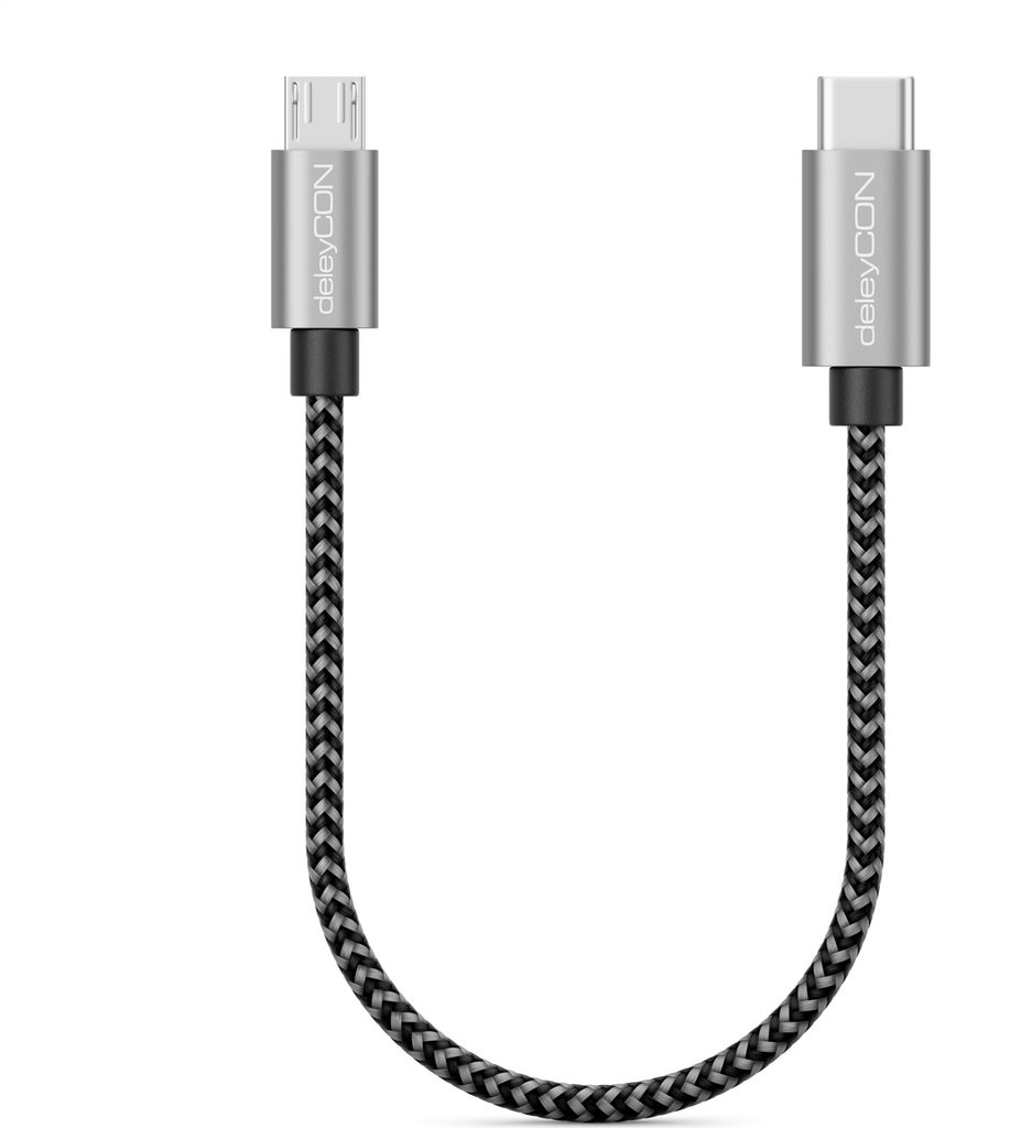 deleyCON 0,15m USB C auf Micro USB Kabel | Kaufland.de
