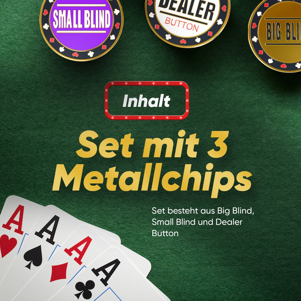 wortek Poker Button Set Dealer Button Set aus | Kaufland.de