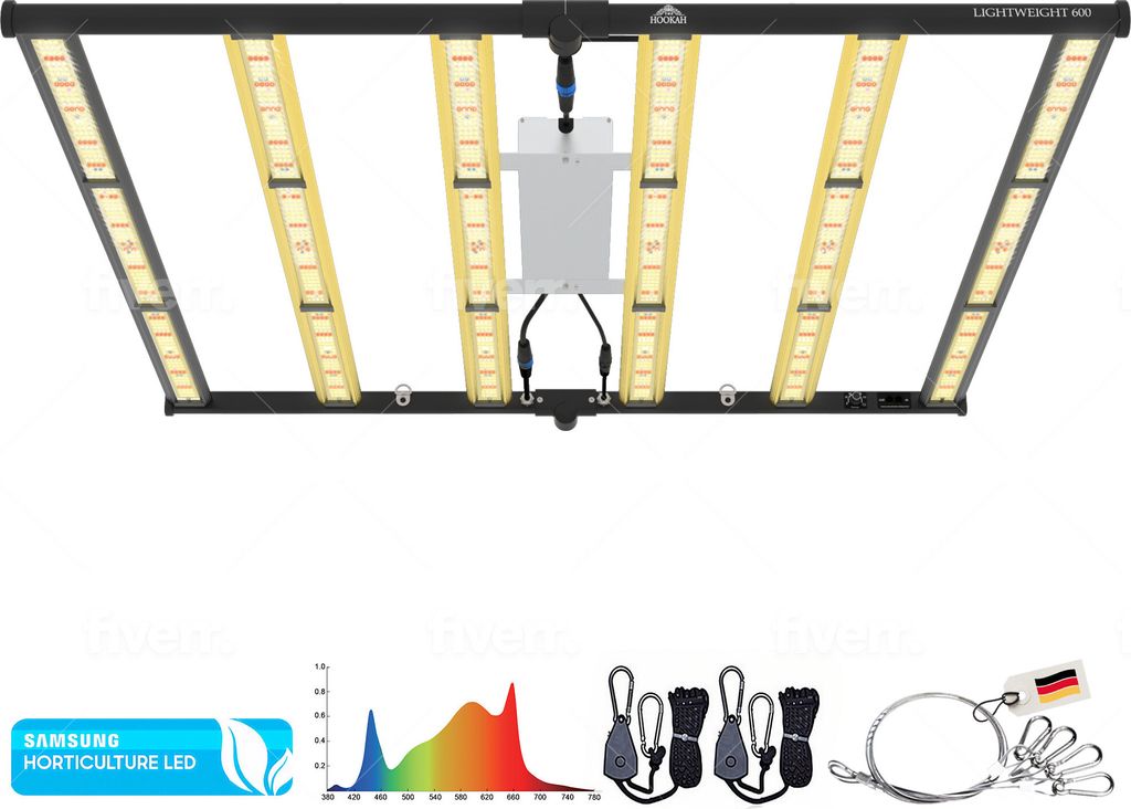 600W SAMSUNG PRO Grow LED LIGHT Licht Pflanzen Lampe