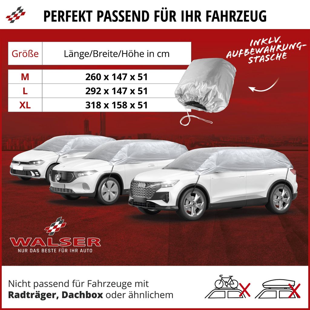 WALSER Abdeckplane Auto All Weather Basic, | Kaufland.de