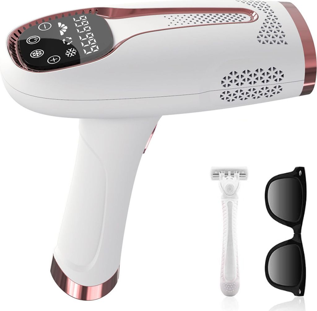 OKWISH IPL Geräte Haarentfernung Laser Haar Entferner mit 5