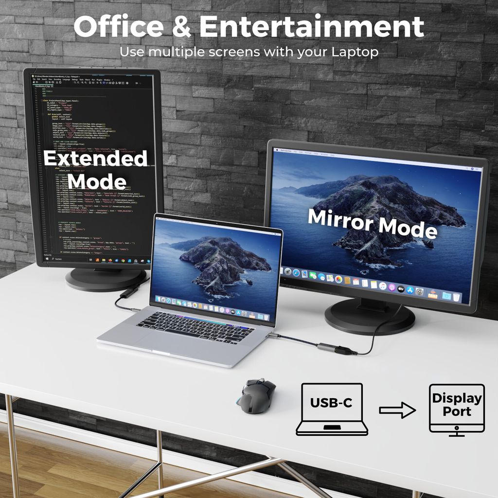 deleyCON 4K USB-C auf DisplayPort Adapter - | Kaufland.de