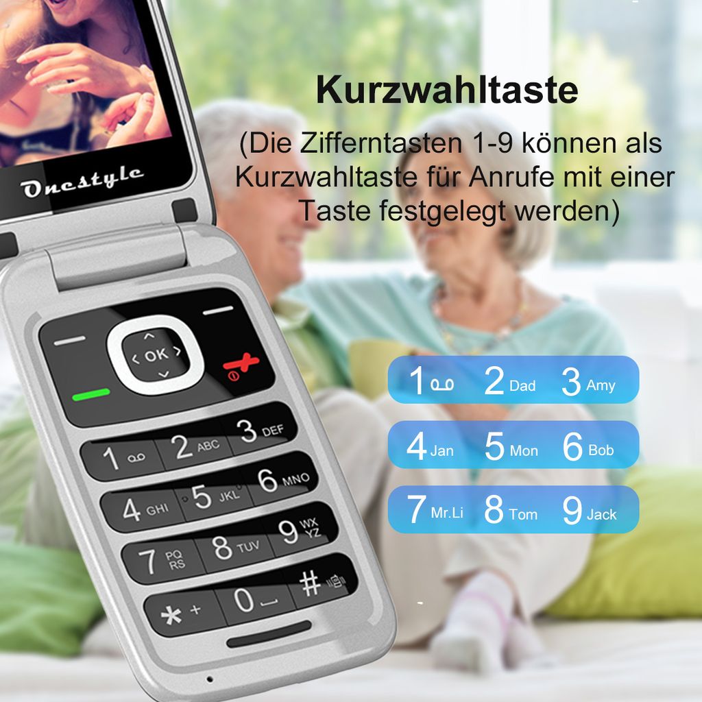 Onestyle Silver Plus flipový mobilní telefon | Kaufland.cz