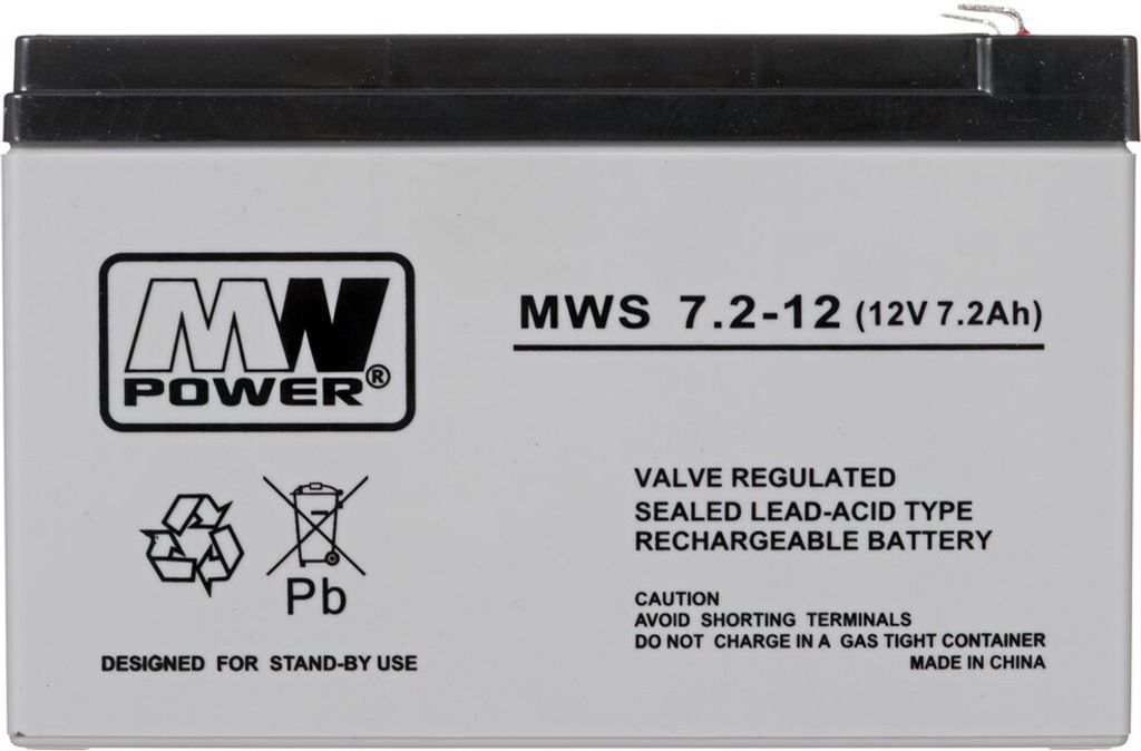 MPL MW POWER MWS 7,2-12 UPS baterie Olověný | Kaufland.cz