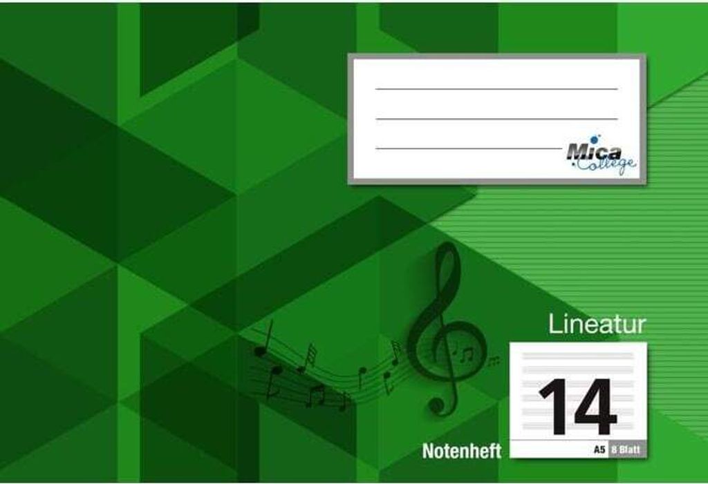 Notový zošit A5 - veľkosť pravítka 14 - 8 | Kaufland.sk