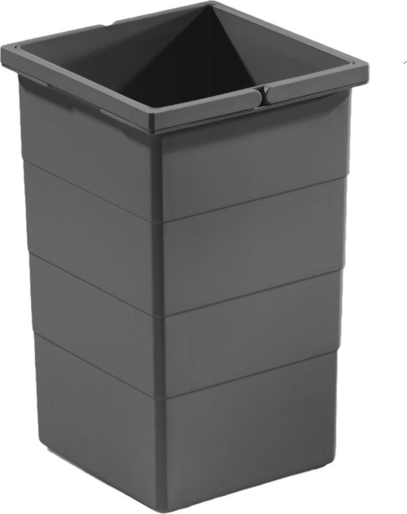 Hailo Inneneimer 1129949 dunkelgrau 15 L 226 x 233 x 350 mm