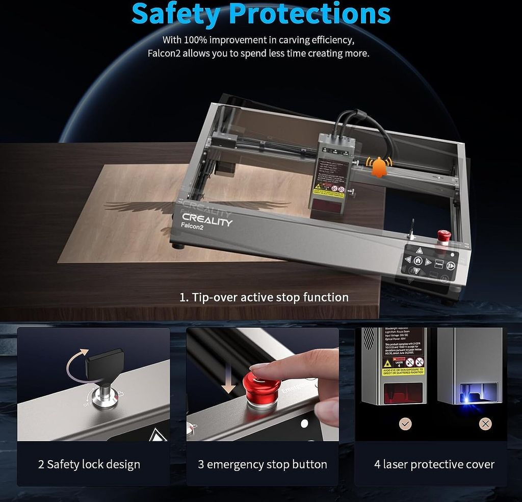 Creality Falcon 2 LaserGraviermaschine 12W | Kaufland.de