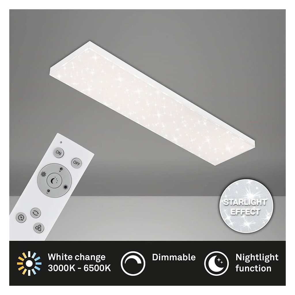 LED panel Briloner 7381-316 24 W 2400 lm 3000-6500 K biely