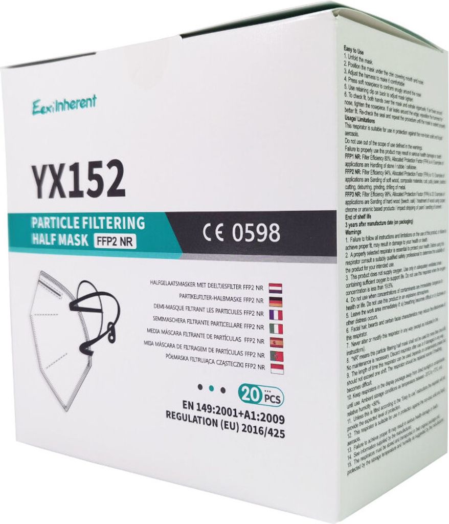 Respirátor EexiInherent FFP2 - CE0598, | Kaufland.cz