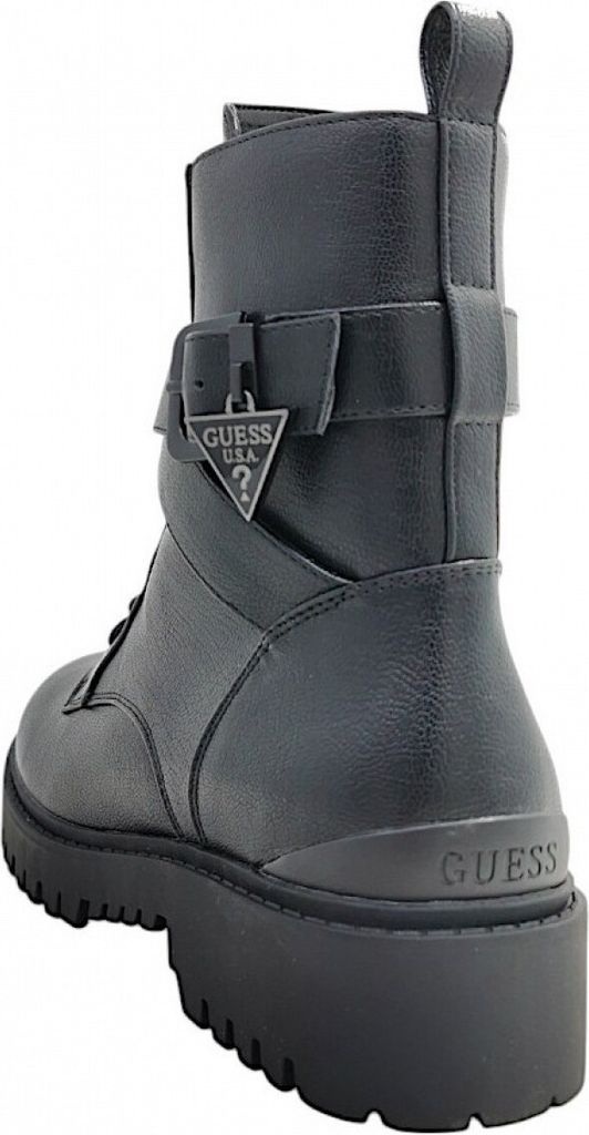 Guess Olsy Damen Schnürstiefel in Schwarz, | Kaufland.de