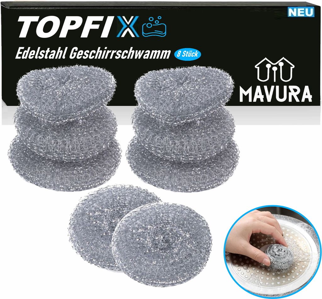 TOPFIX spirálový čistič hrnců z nerezové | Kaufland.cz