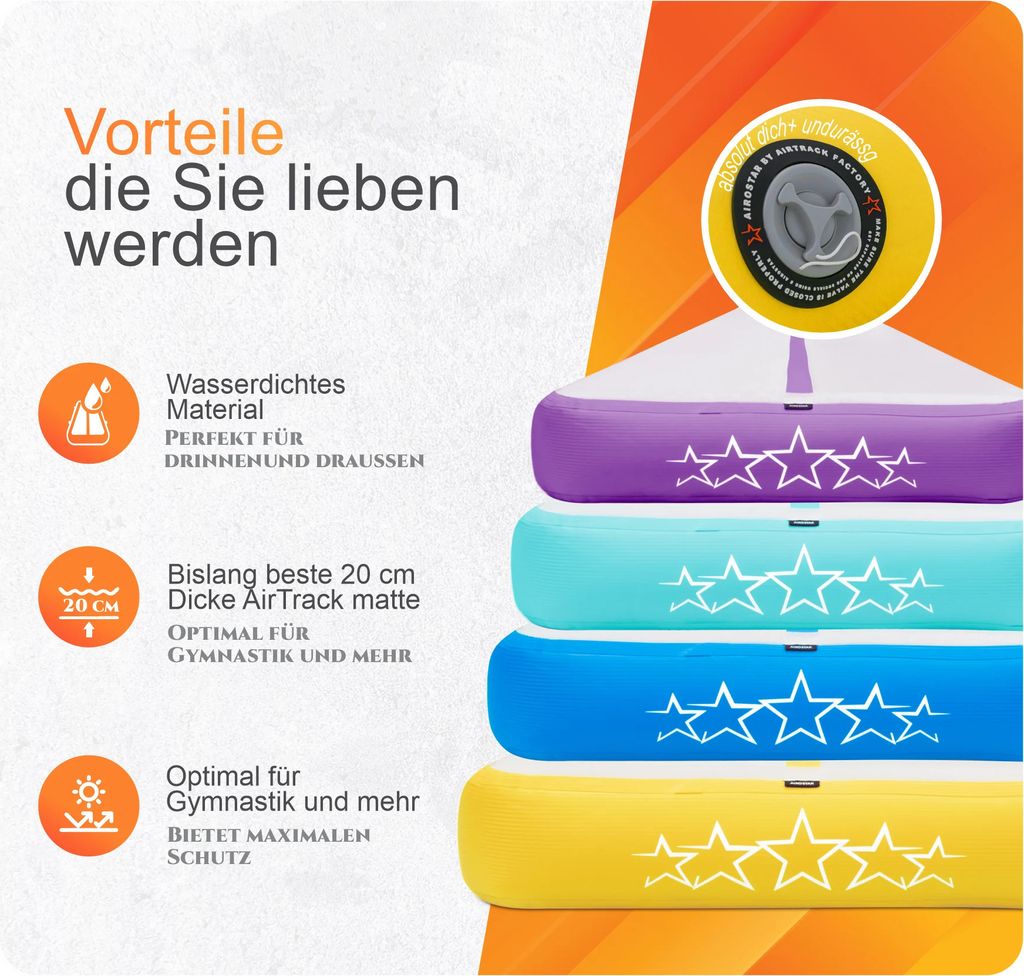 AirTrack PRO STAR™ von AirTrack Factory 20CM | Kaufland.de