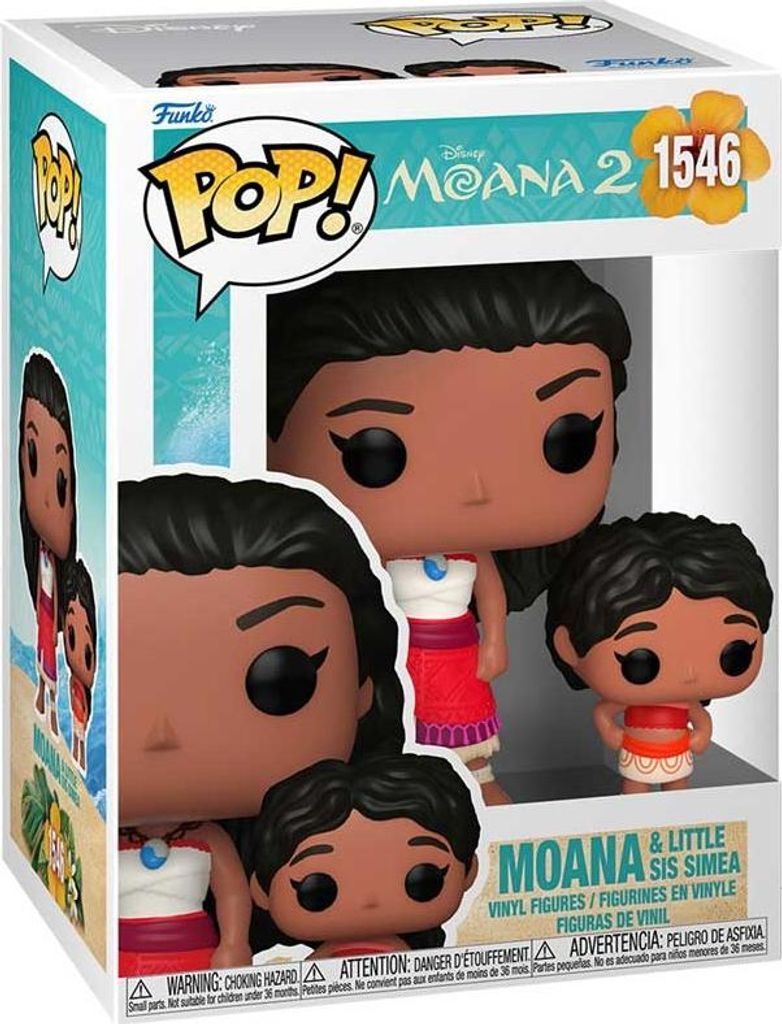 Funko Funko Pop! Unisex 2 - Vaiana & Little Sis Simea Vinyl