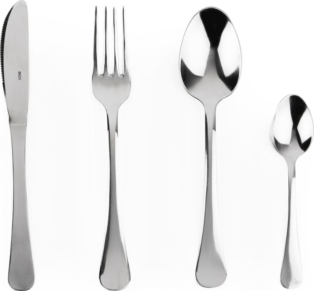 Excelsa besteckset 24 stück Milano stahl silber Bestecksets