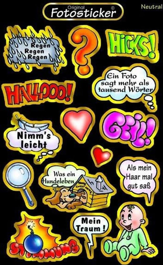 Fotosticker Sprechblasen Neutral I Sticker | Kaufland.de
