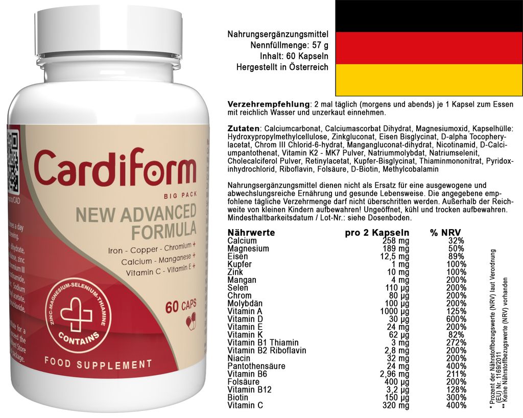 CARDIFORM - 60 Kapseln das Original | Kaufland.de