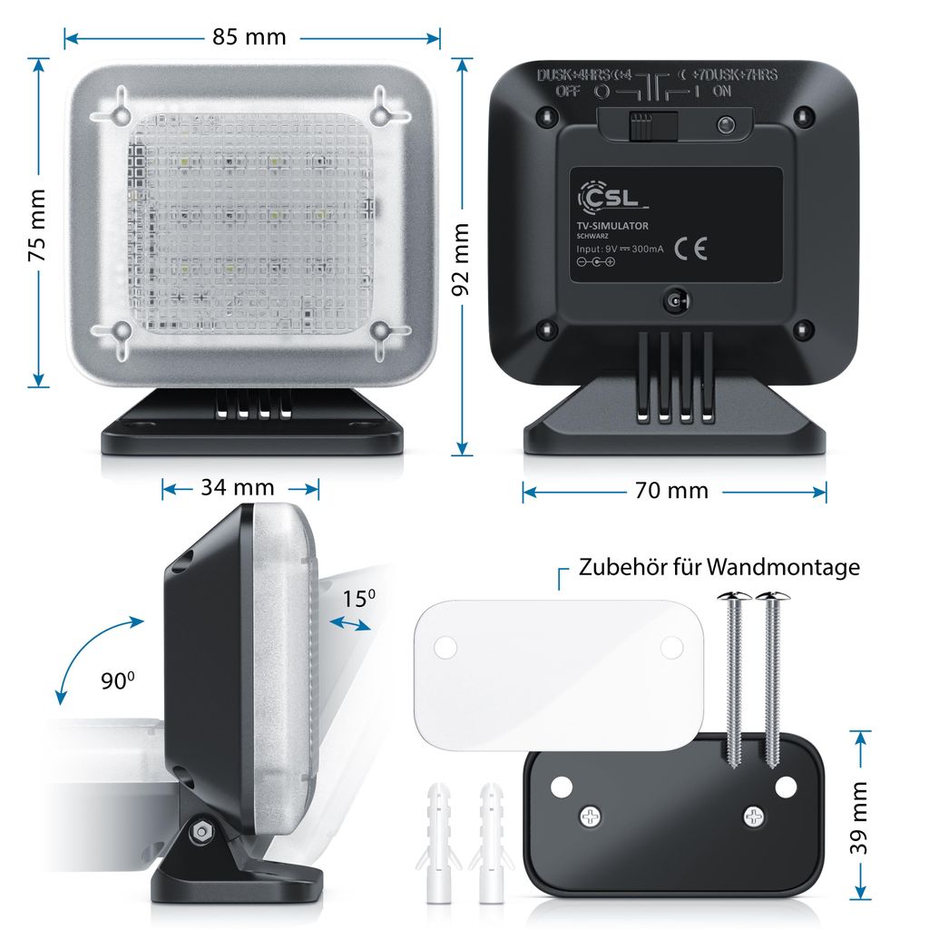 CSL TV-Simulator Einbruchschutz, TV Imitator, | Kaufland.de