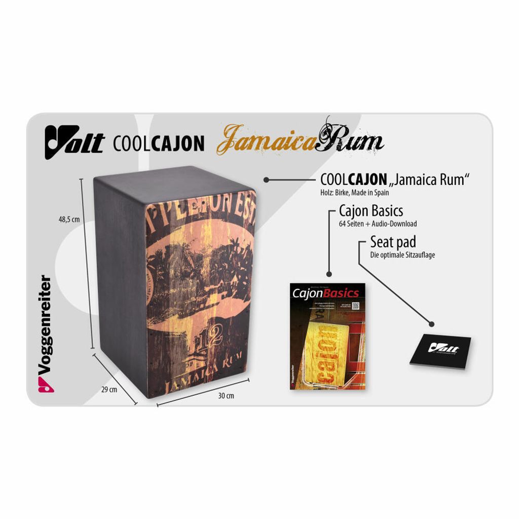 Voggenreiter Volt Cool Cajon 2 Jamaica Rum, | Kaufland.de