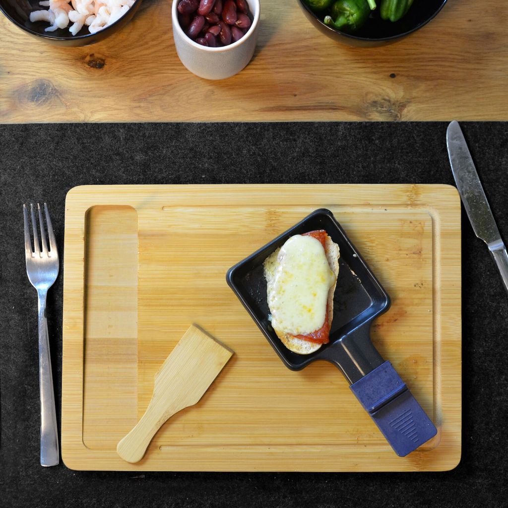 Bambusová drevená raclette doska sada 6 kusov | Kaufland.sk