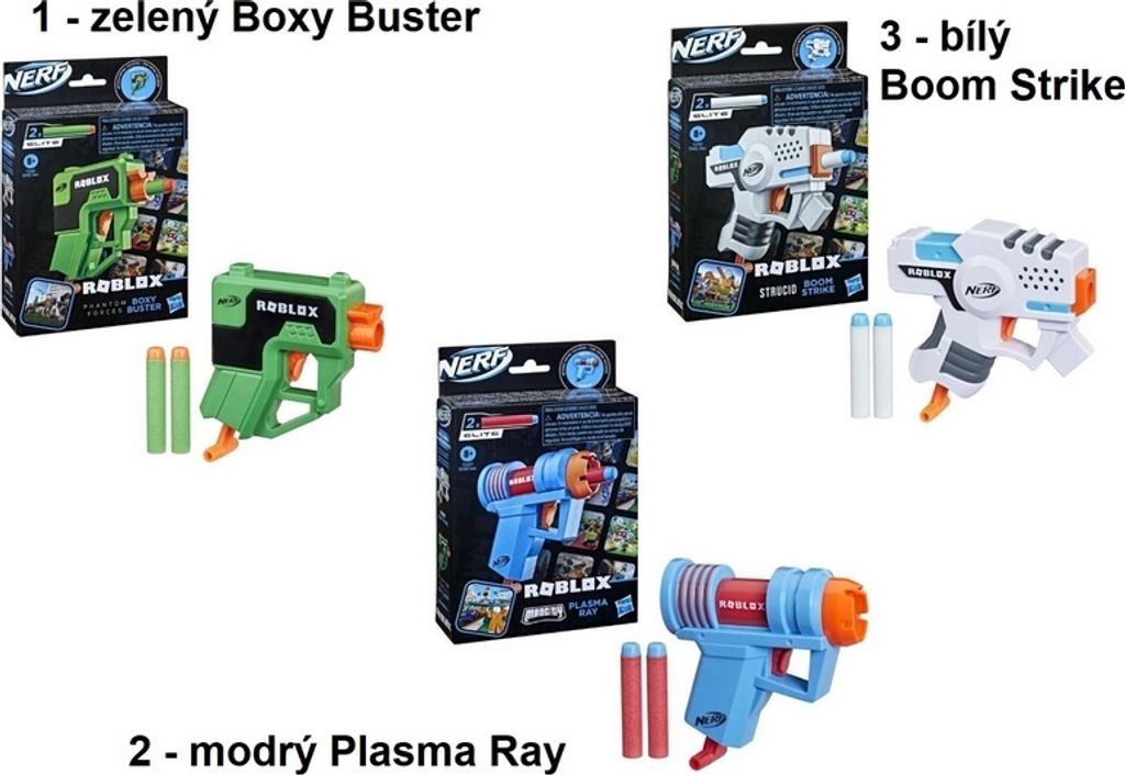 Nerf Roblox Microshots 1 - zelený Boxy Buster | Kaufland.cz