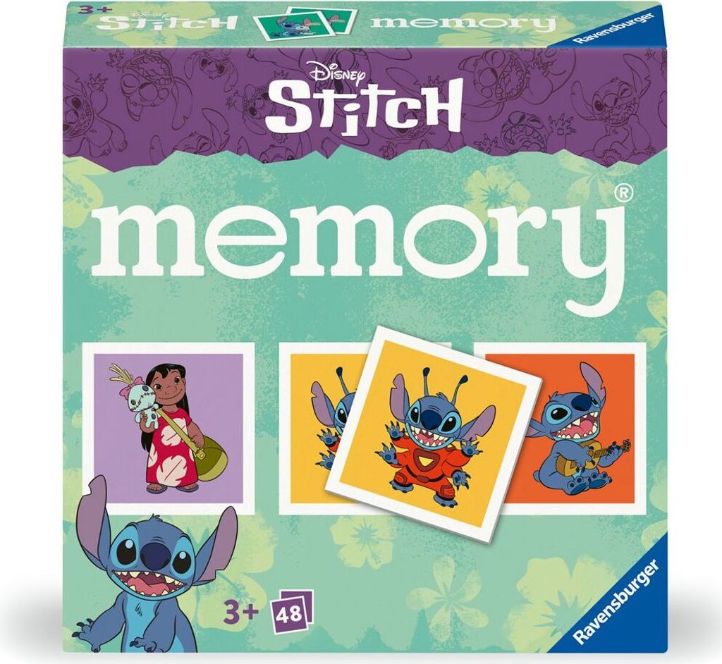 Mini Memory® Stitch | 48 cartes illustrées | Ravensburger