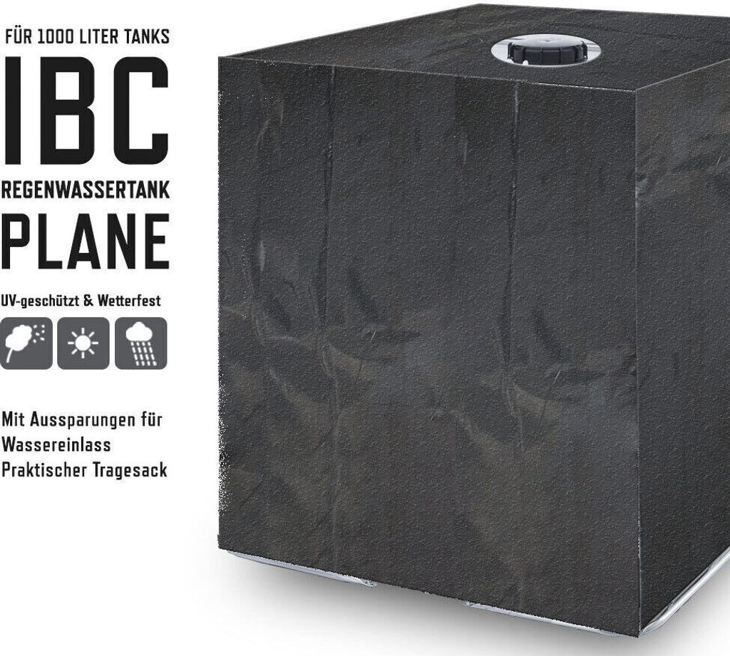 BITUXX® IBC Regen Wassertank 1000L Abdeckung | Kaufland.de