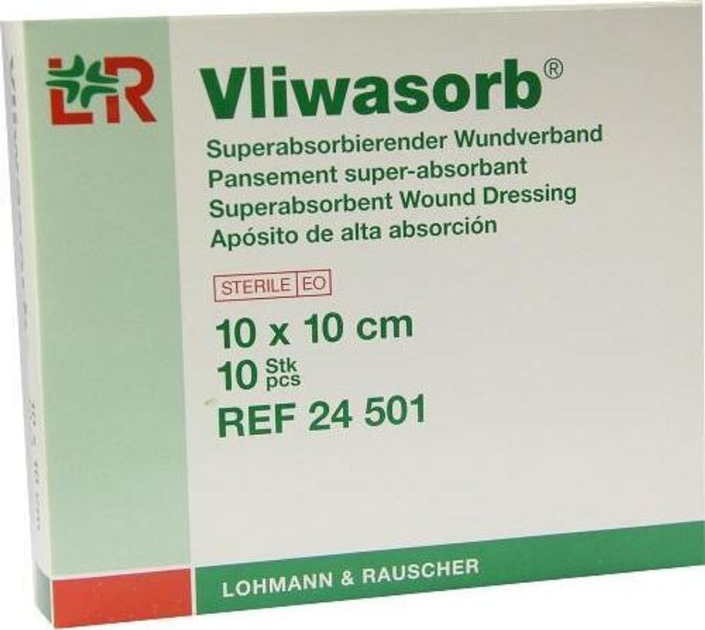 Compresse absorbante Vliwasorb superabsorbante stérile