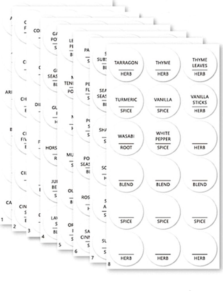 INF Kulaté etikety / samolepky na koření 144 | Kaufland.cz