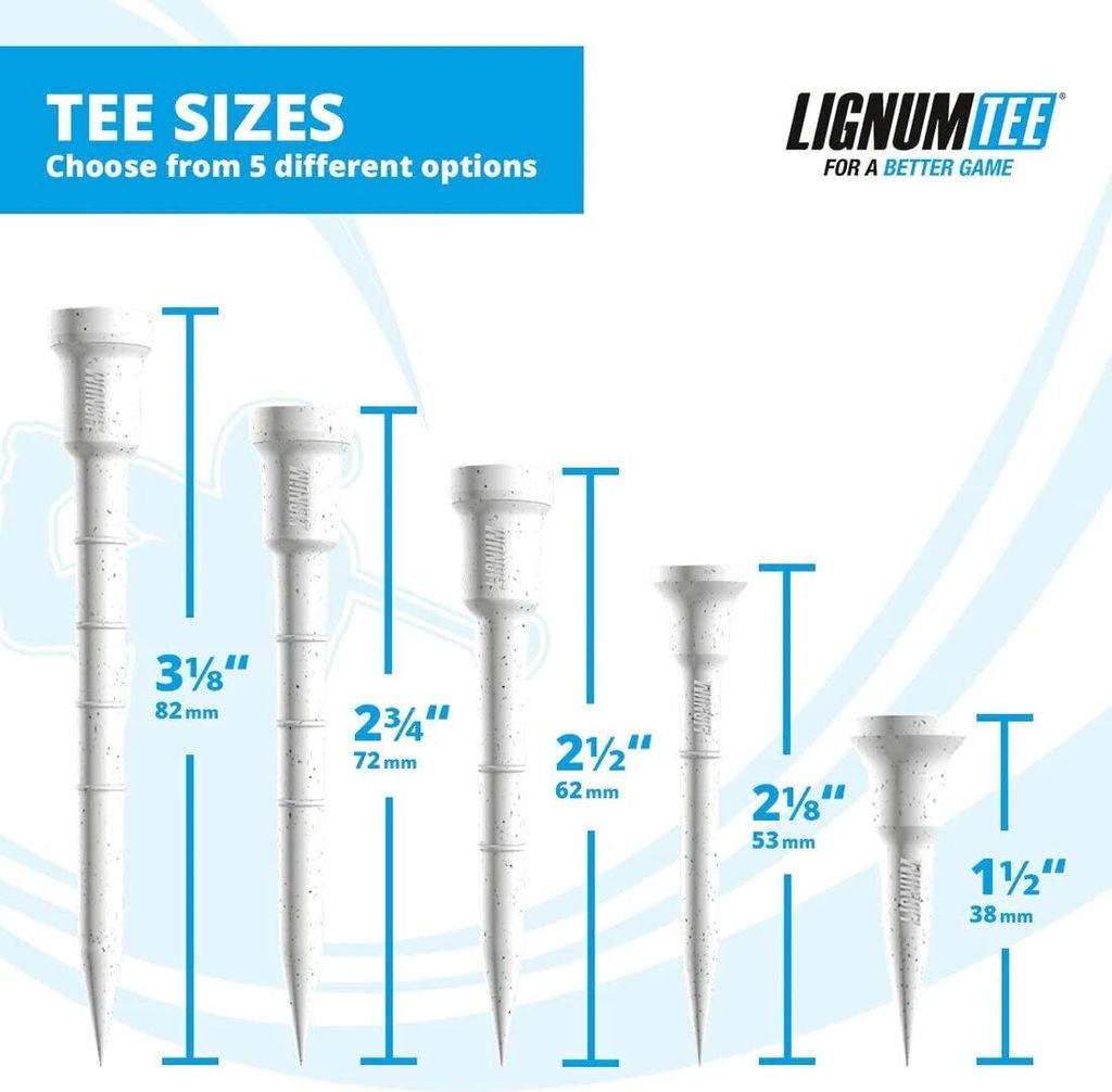 Lignum Tee Golf Tees 12 Stück Farbe: Weiß | Kaufland.de