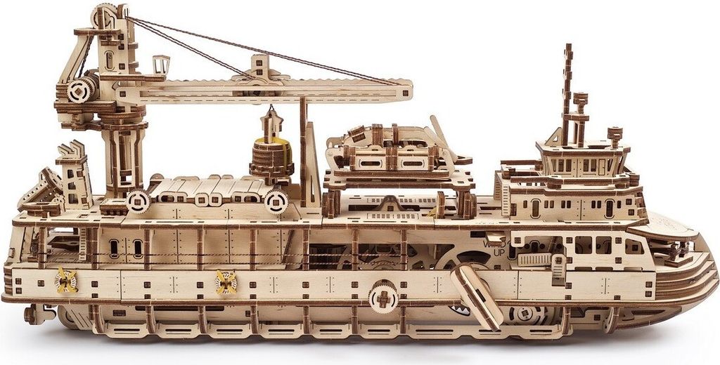 Výzkumné plavidlo UGEARS 3D puzzle | Kaufland.cz