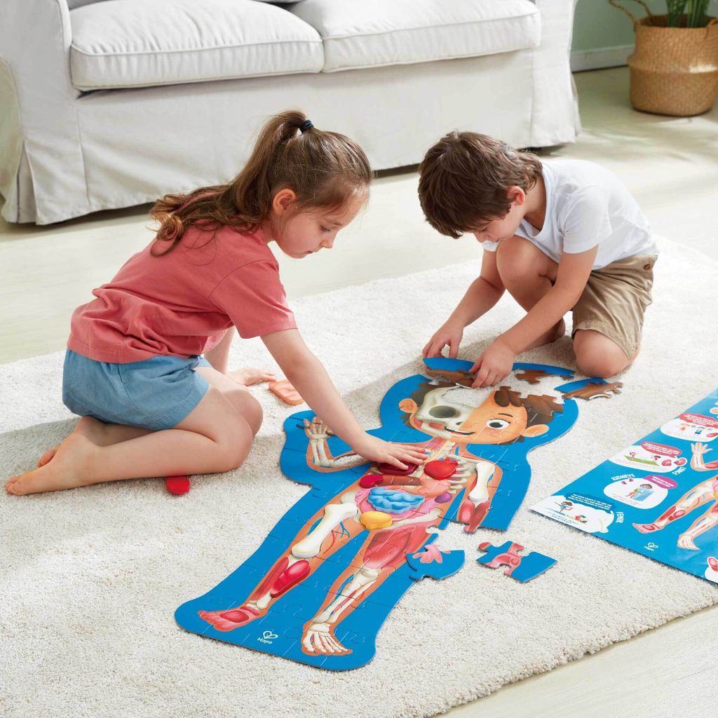 Puzzle - ľudské telo Hračky na doktora | Kaufland.sk